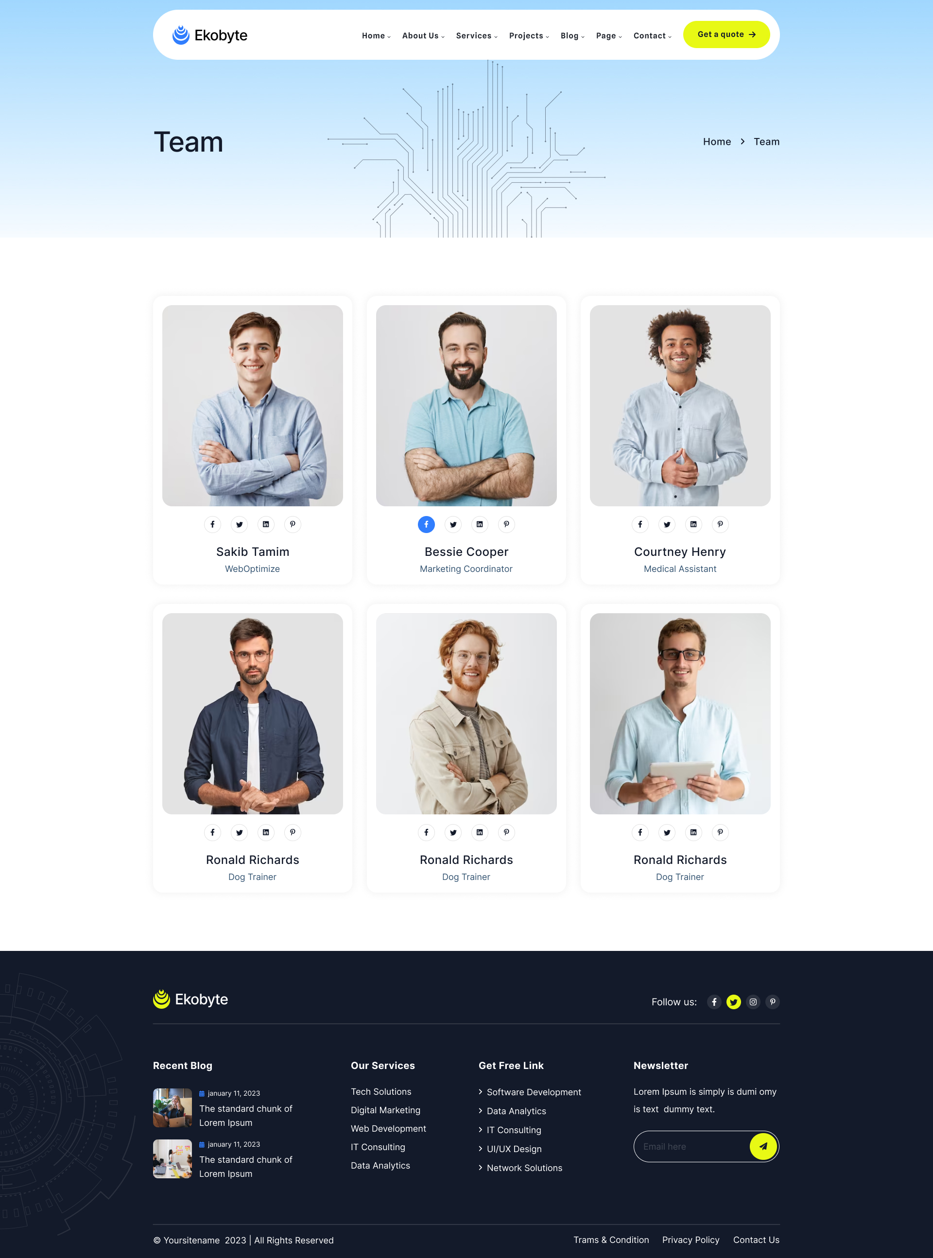 Ekobyte - IT Service & Technology HTML5 Template by ThemeEarth | ThemeForest