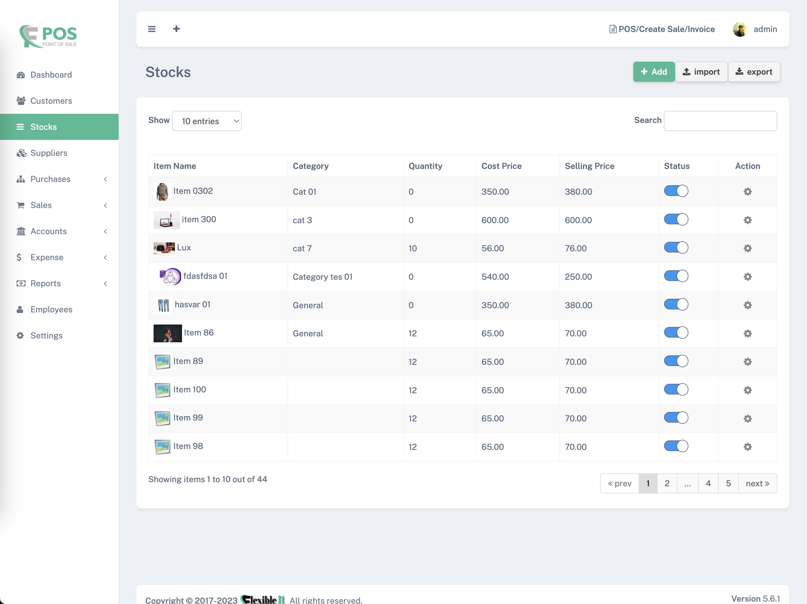 FlexiblePOS with Inventory Management System by FlexCoders | CodeCanyon