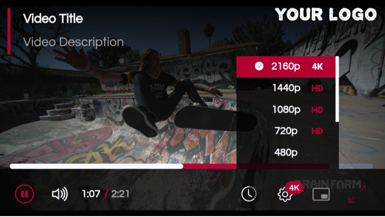 Videojs Cosmos Skin by UfoTheme | CodeCanyon
