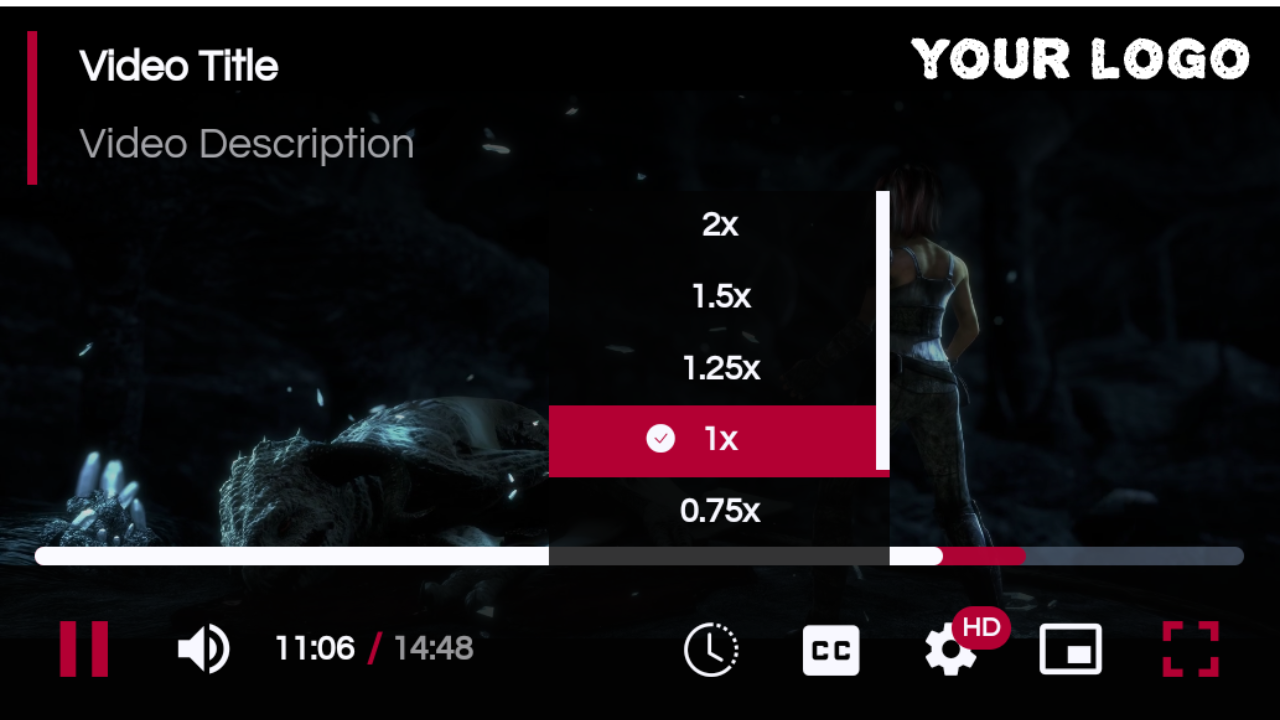 Videojs Luxmty Skin by UfoTheme | CodeCanyon