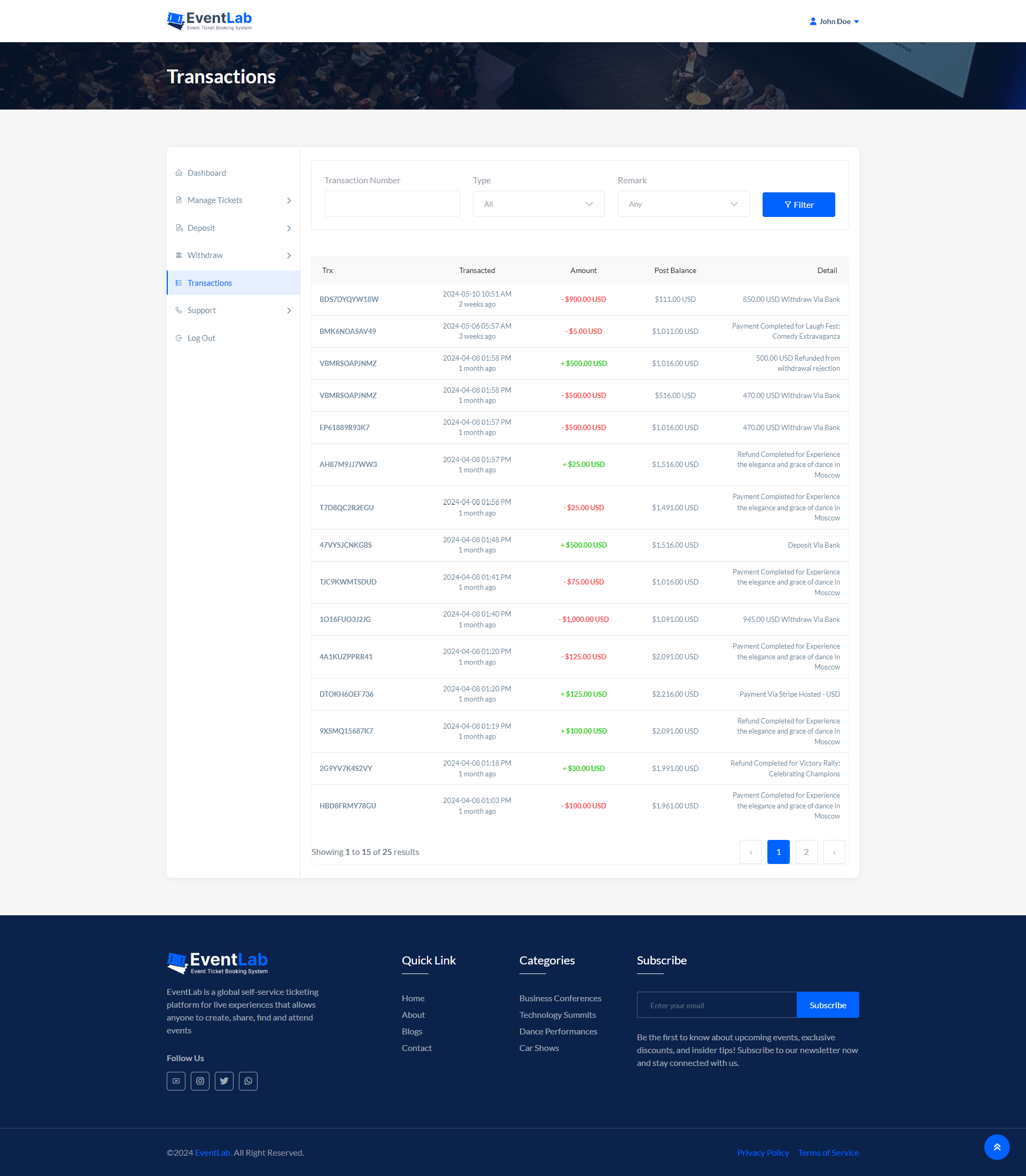 EventLab - Event Ticket Booking System by ViserLab | CodeCanyon