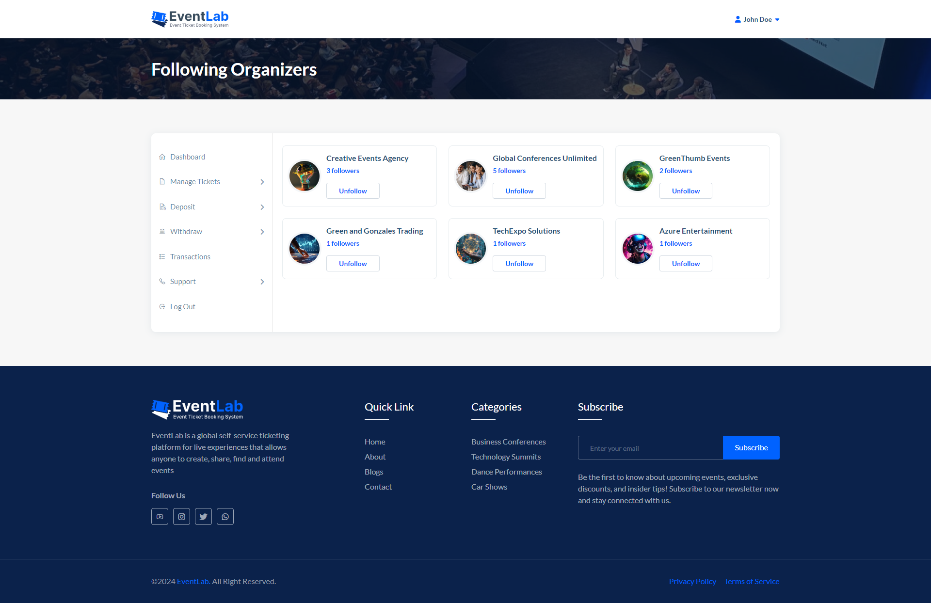 EventLab - Event Ticket Booking System by ViserLab | CodeCanyon