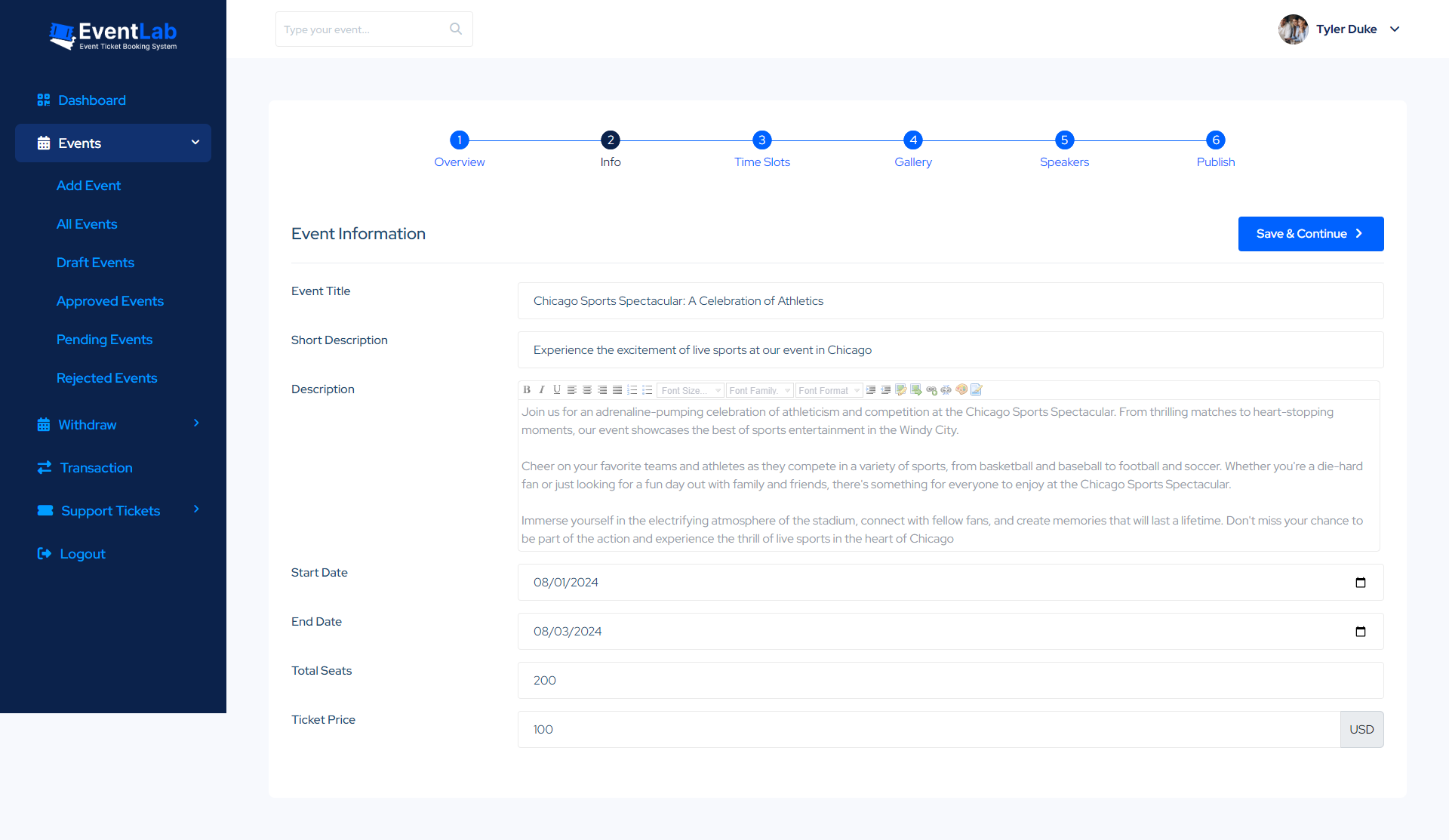 EventLab - Event Ticket Booking System by ViserLab | CodeCanyon