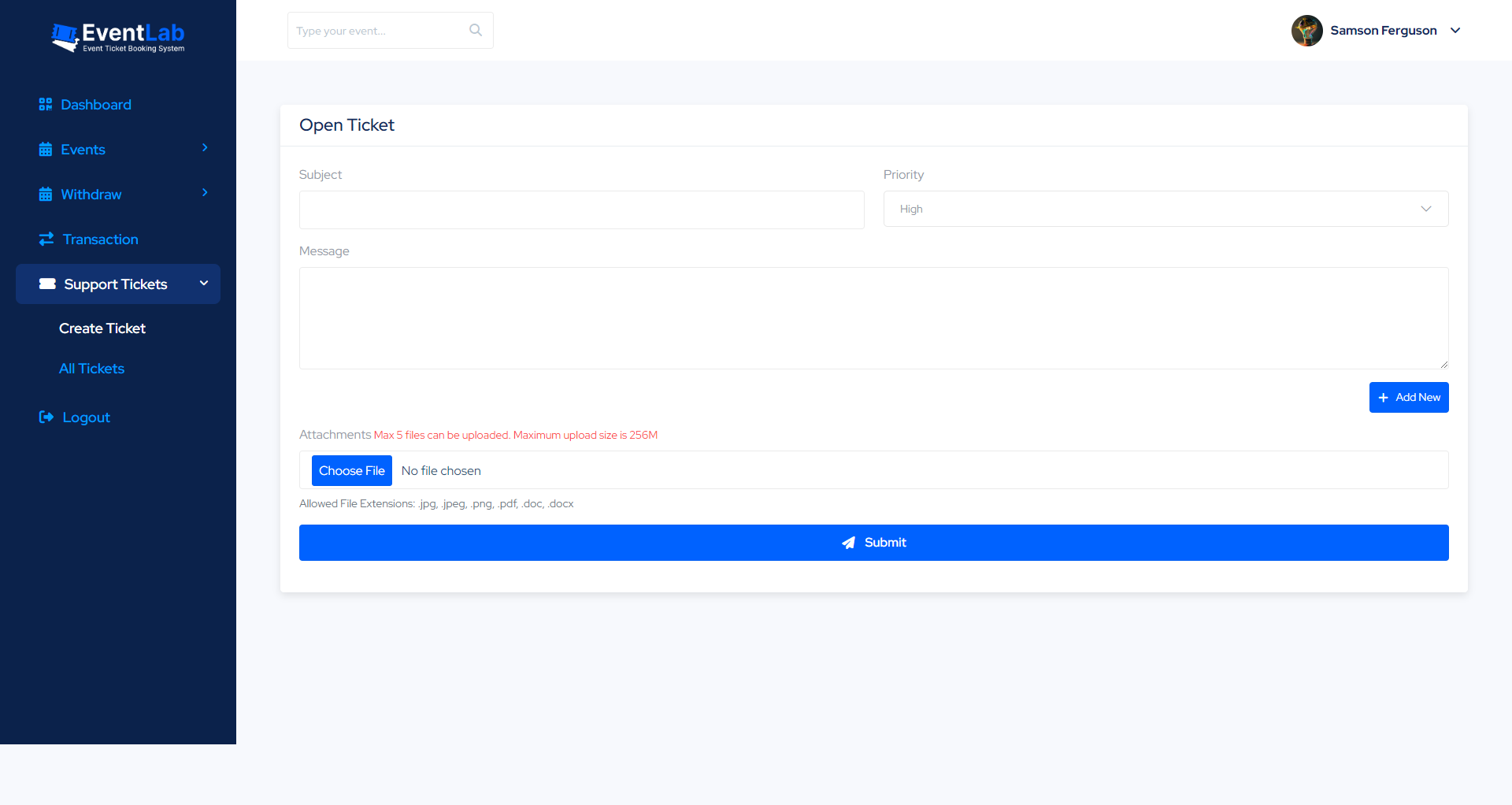 EventLab - Event Ticket Booking System by ViserLab | CodeCanyon
