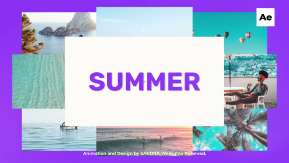 Summer Vibes Opener, After Effects Project Files | VideoHive