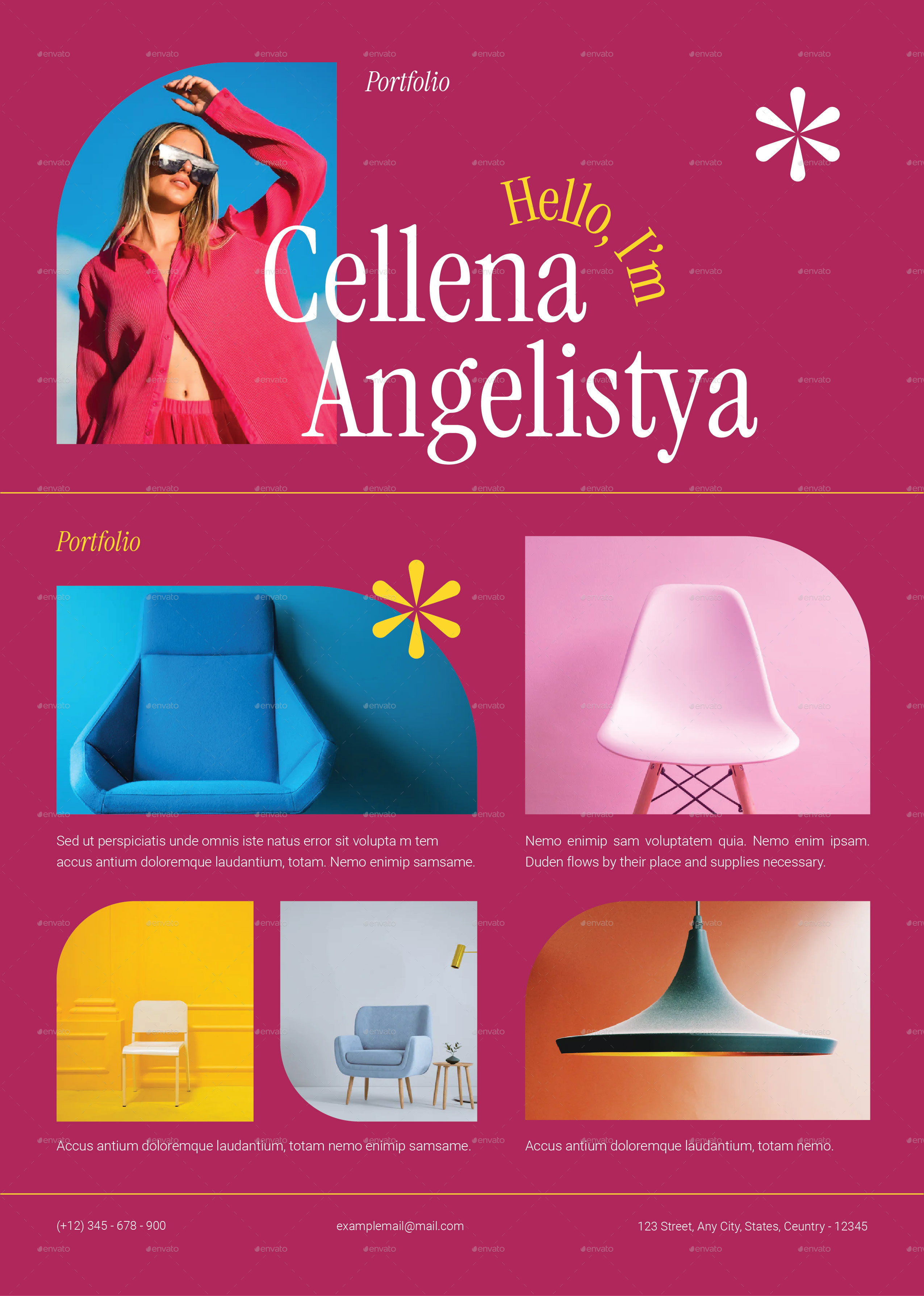 Red Creative CV Resume Pack, Print Templates | GraphicRiver