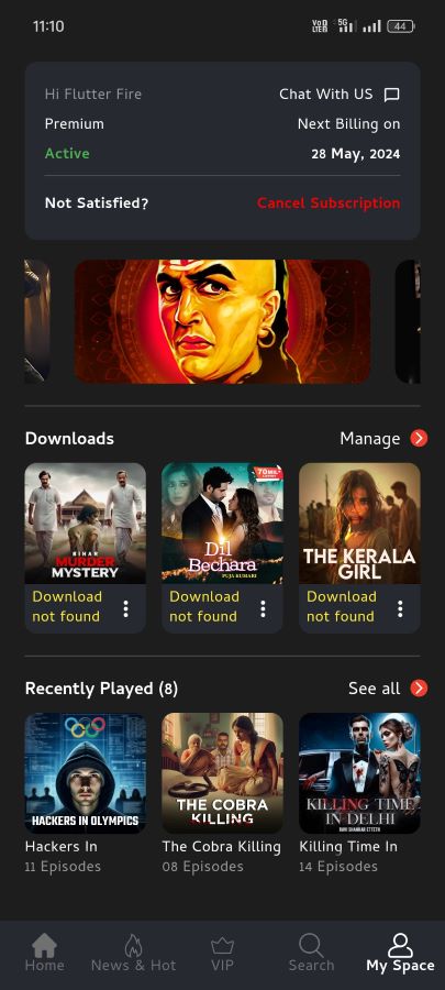 MYFM Flutter UI Full Kit by FlutterFire | CodeCanyon