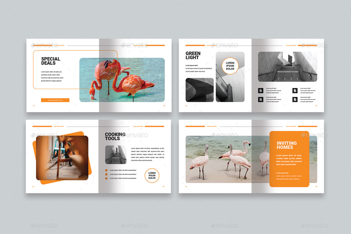 Square Product Catalogue Template, Print Templates | GraphicRiver