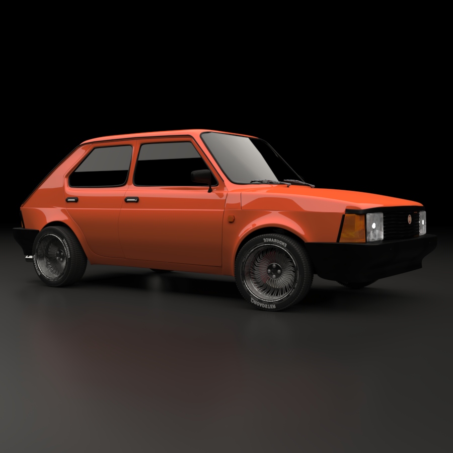 Fiat 127 Car by mohamedabdelgawad | 3DOcean