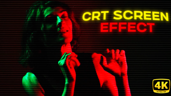 CRT Screen Effect | MOGRT, Premiere Pro Templates | VideoHive