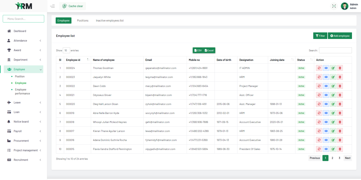 HR Manager - Human Resource Management System HR Software (HRMS) by bdtask