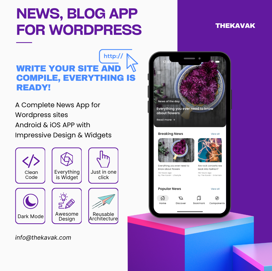 Ultimate WordPress Blog App for iOS and Android by thekavak | CodeCanyon