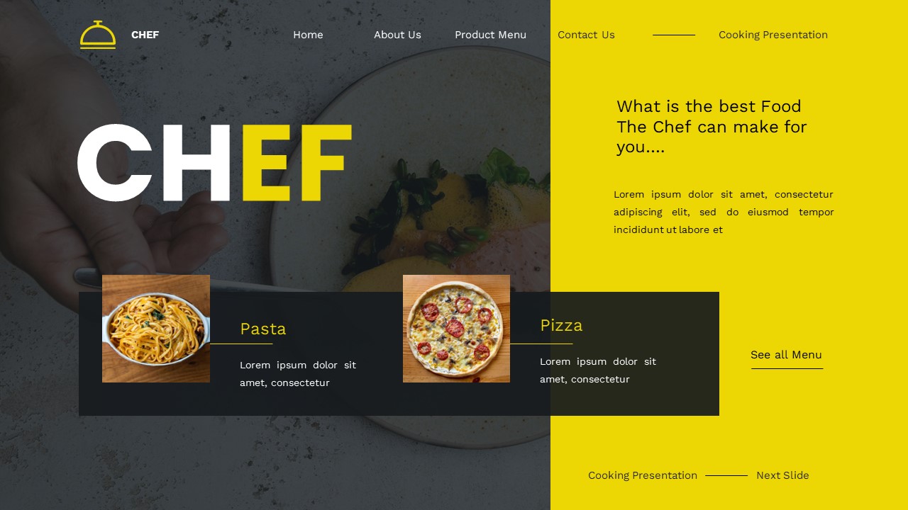 Chef - Cooking Keynote Templates, Presentation Templates | GraphicRiver