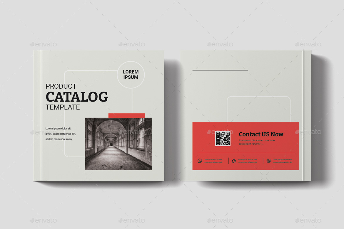 Square Product Catalogue Template, Print Templates | GraphicRiver