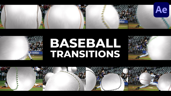 Baseball Transition for After Effects, After Effects Project Files