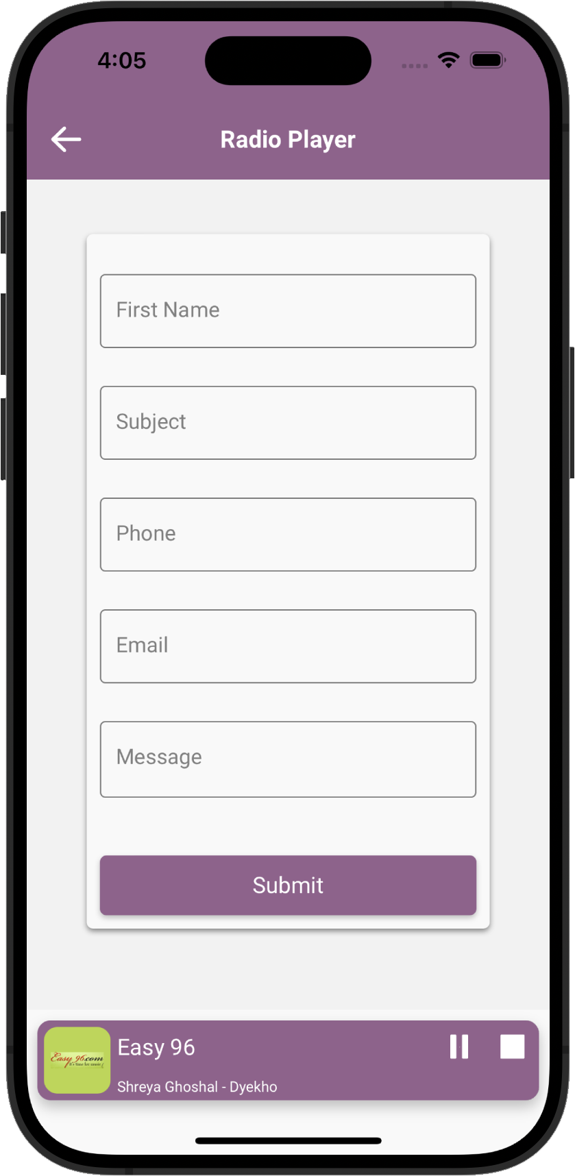 React Native Radio Player For Ios And Android By Reactiveweb Codecanyon 6698