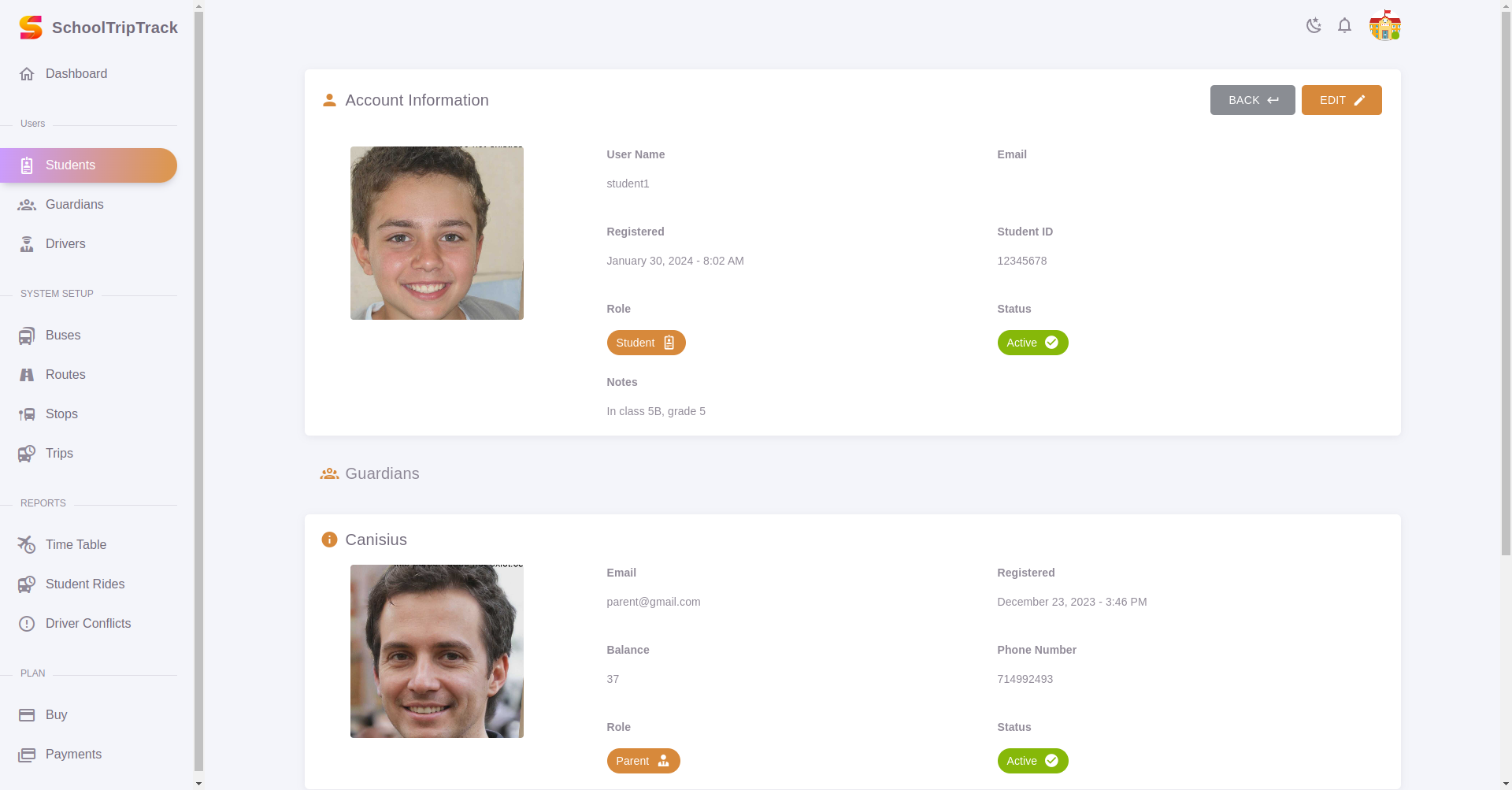 SchoolBusTrack-Multi School System for School Bus Tracking-Two Flutter ...