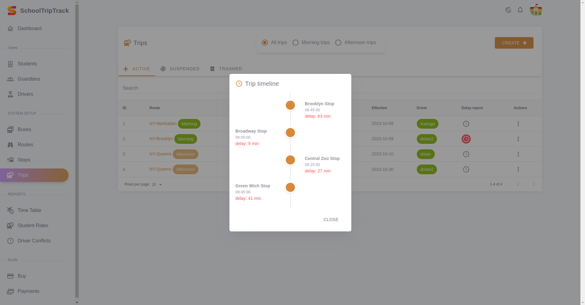 SchoolBusTrack-Multi School System for School Bus Tracking-Two Flutter ...