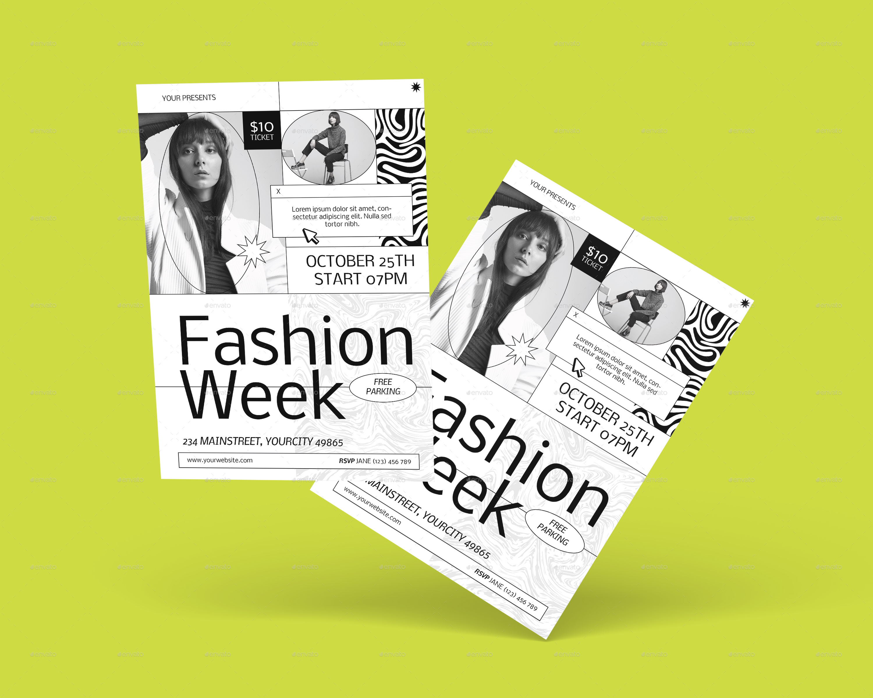 Fashion Show Flyer, Print Templates | GraphicRiver