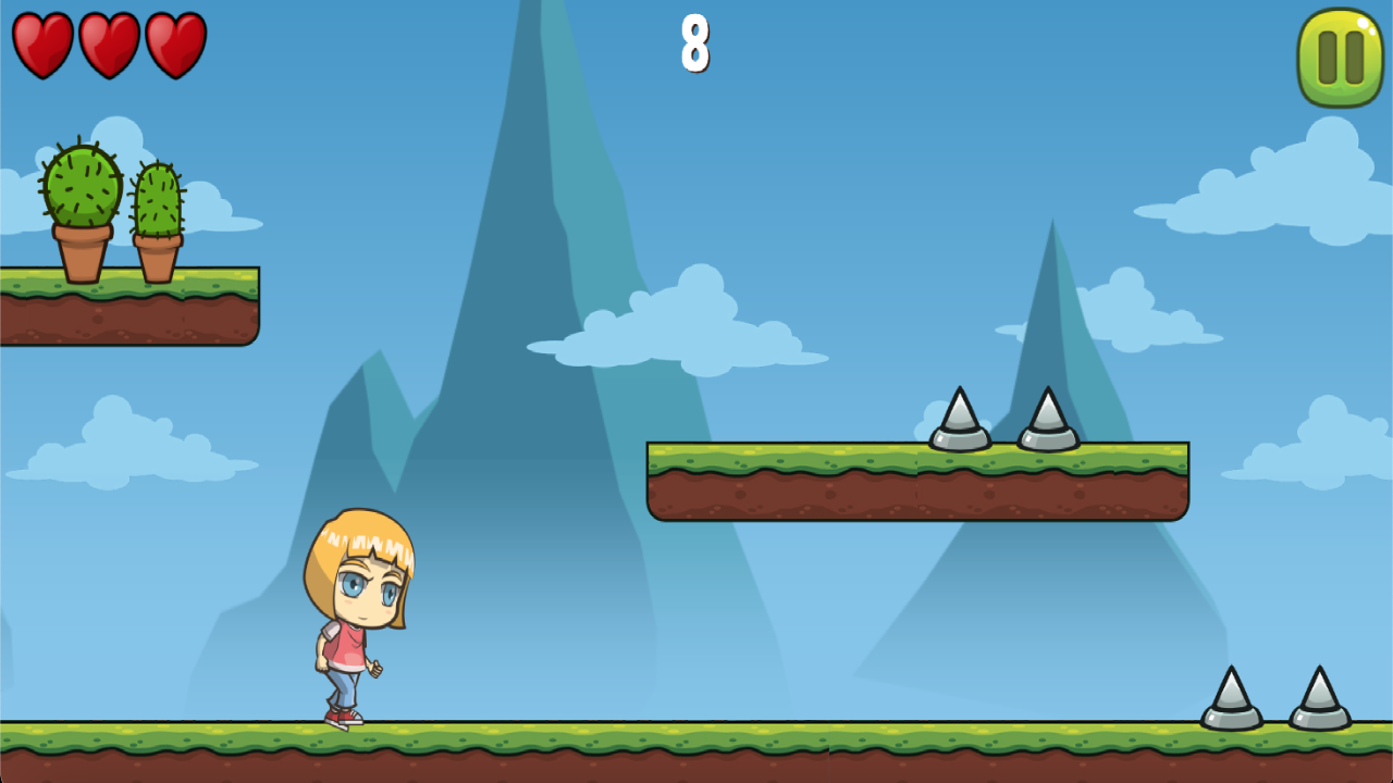 Girl Run Adventure - Runner Game Android Studio Project with AdMob Ads ...