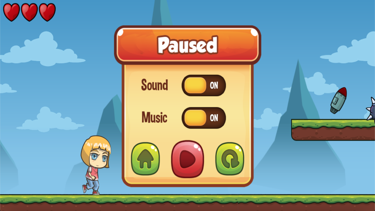 Girl Run Adventure - Runner Game Android Studio Project with AdMob Ads ...