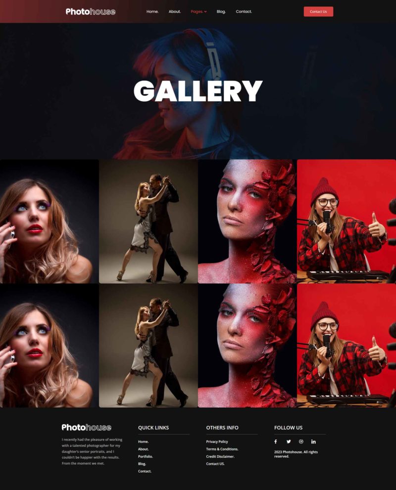 Photohouse - Photography Elementor Template Kit by valorwide | ThemeForest