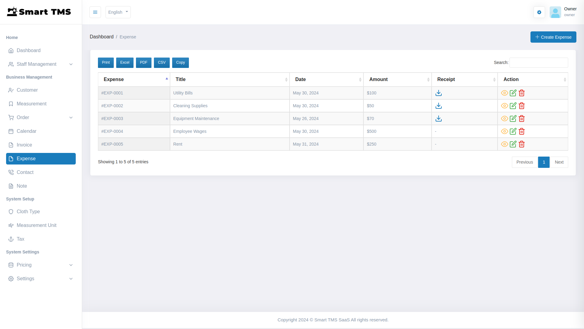 Smart TMS SaaS - Tailor Management System by smartwebinfotech | CodeCanyon