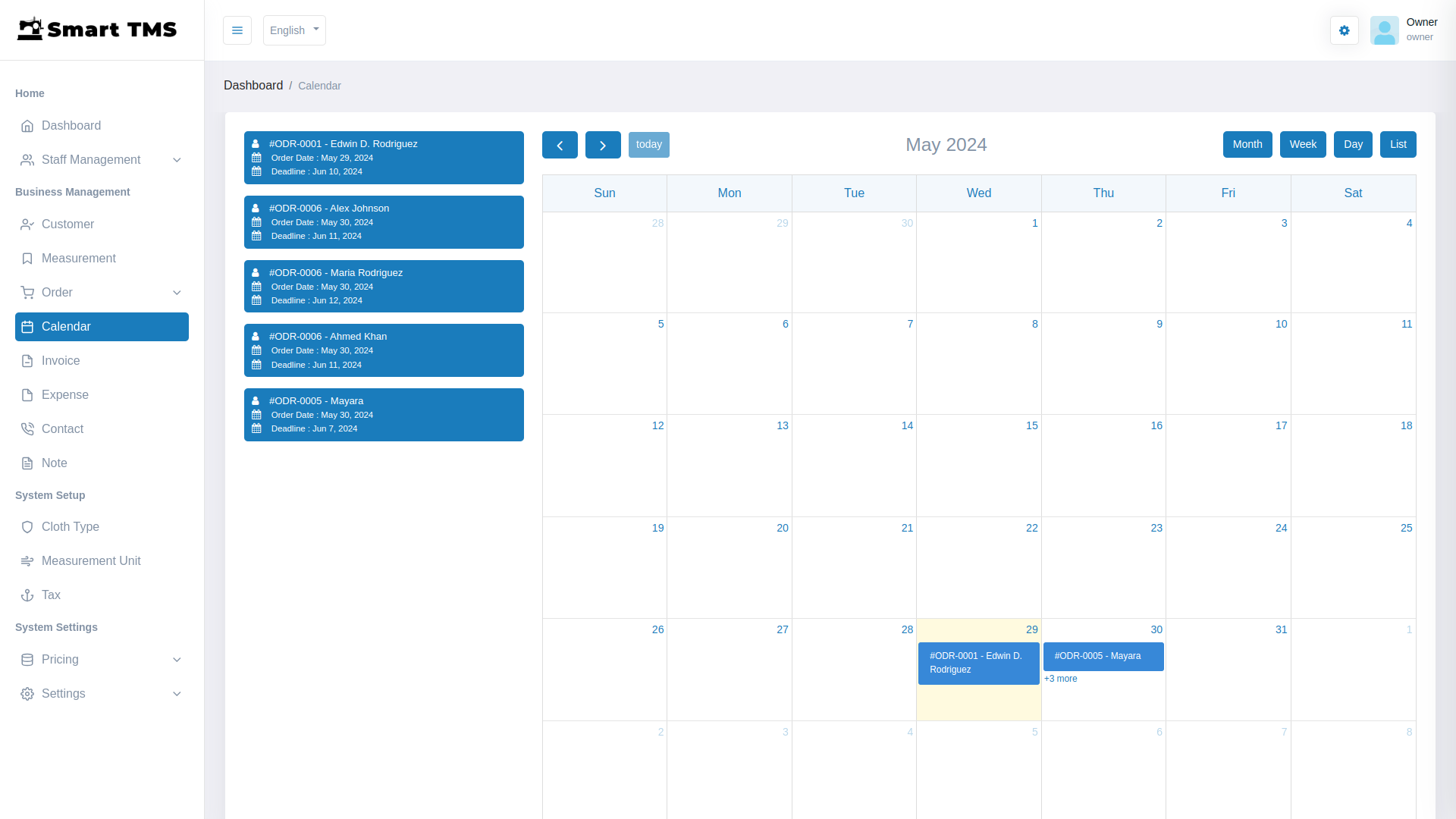 Smart TMS SaaS - Tailor Management System by smartwebinfotech | CodeCanyon