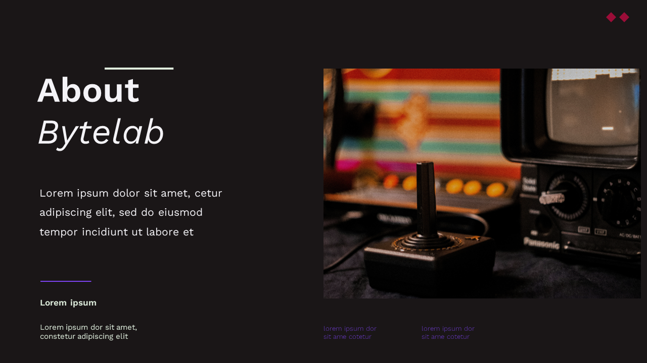 Bytelab - Game Center Powerpoint Template, Presentation Templates ...