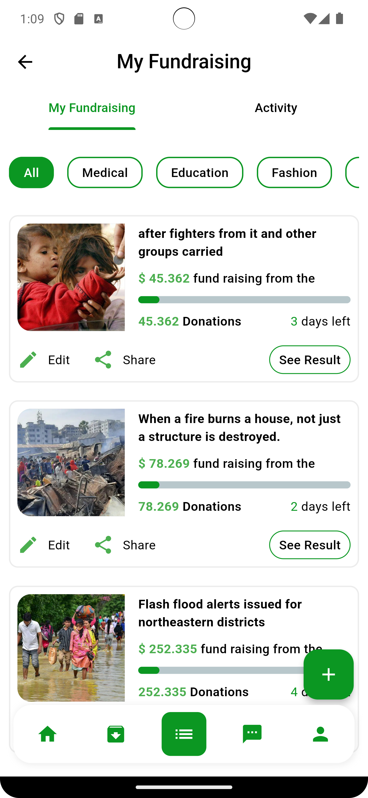 Charity & Fundraising Completed Uikit Flutter by Fuedevs | CodeCanyon