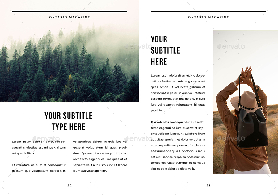 Magazine Template, Print Templates | GraphicRiver