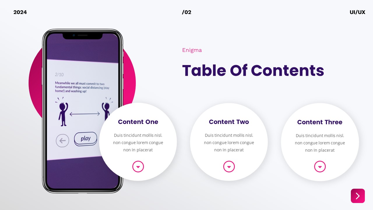 Enigma - UI/UX Mobile PowerPoint Template, Presentation Templates ...