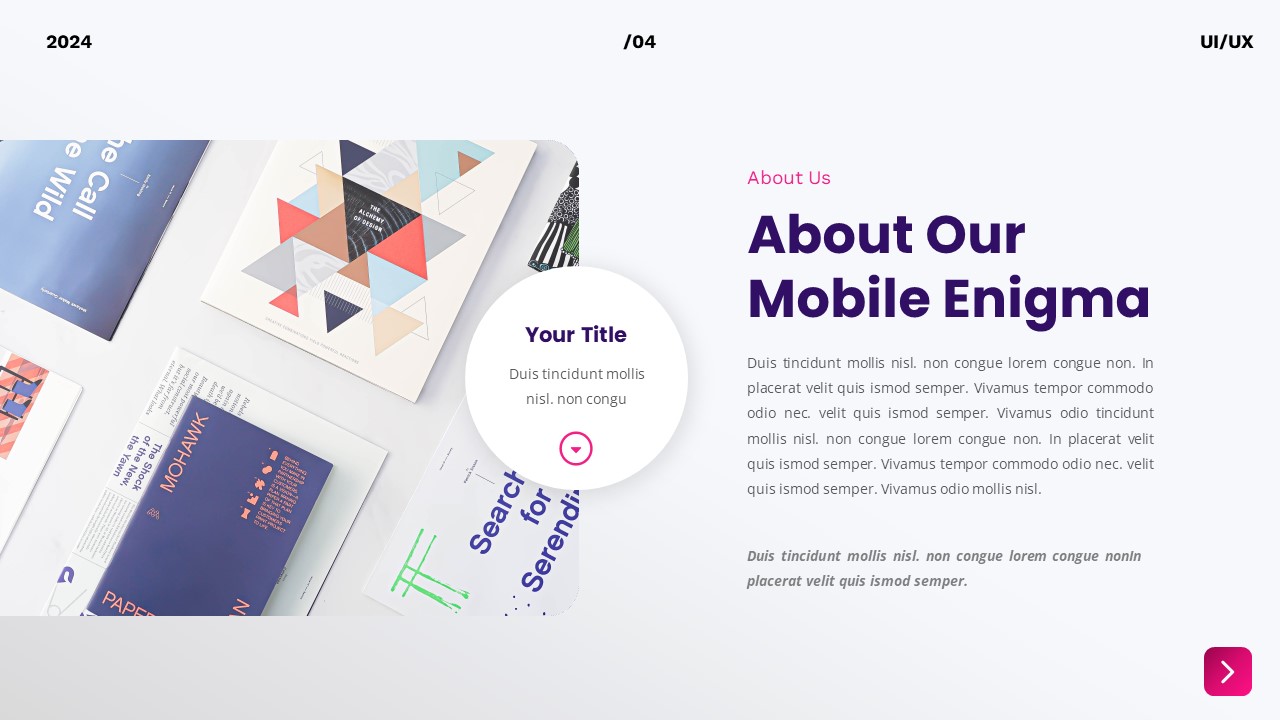 Enigma - UI/UX Mobile PowerPoint Template, Presentation Templates ...