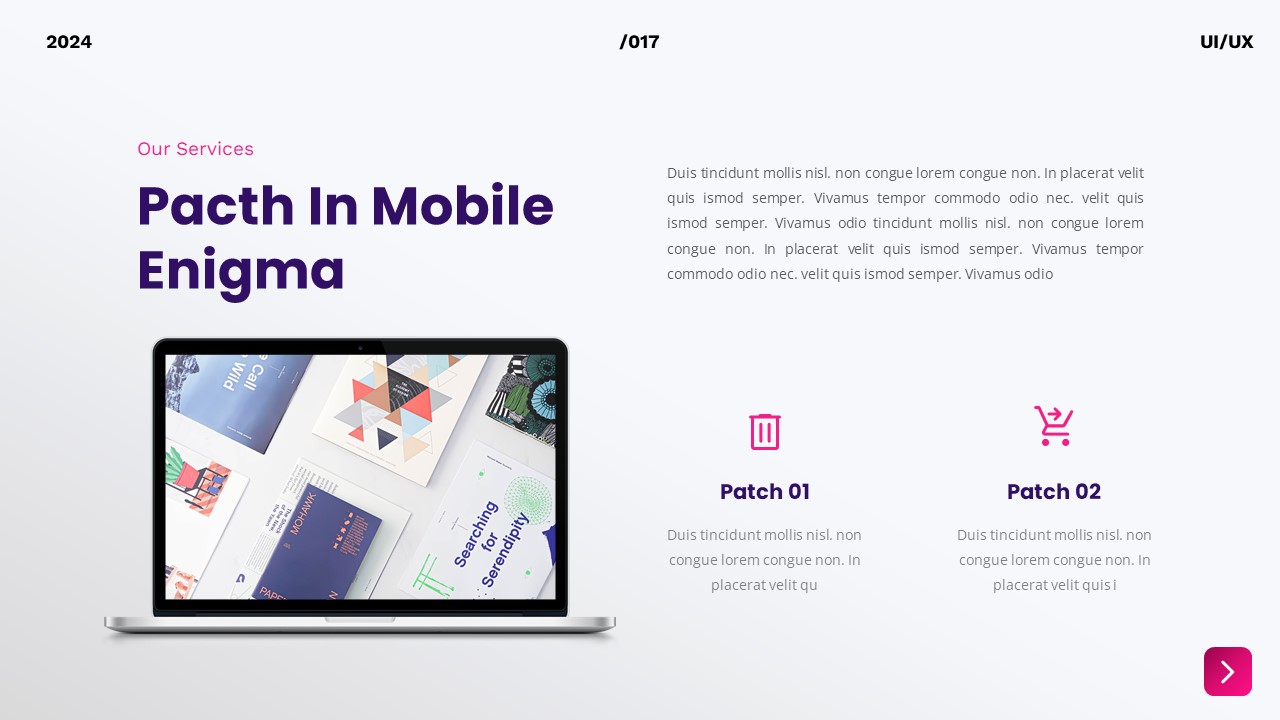 Enigma - UI/UX Mobile PowerPoint Template, Presentation Templates ...