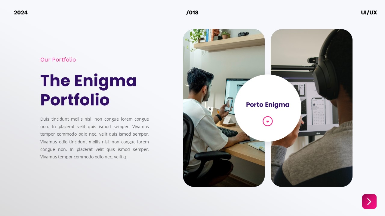 Enigma - UI/UX Mobile PowerPoint Template, Presentation Templates ...