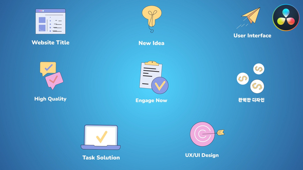 Web Interface Icons And Titles for DaVinci Resolve, DaVinci Resolve ...