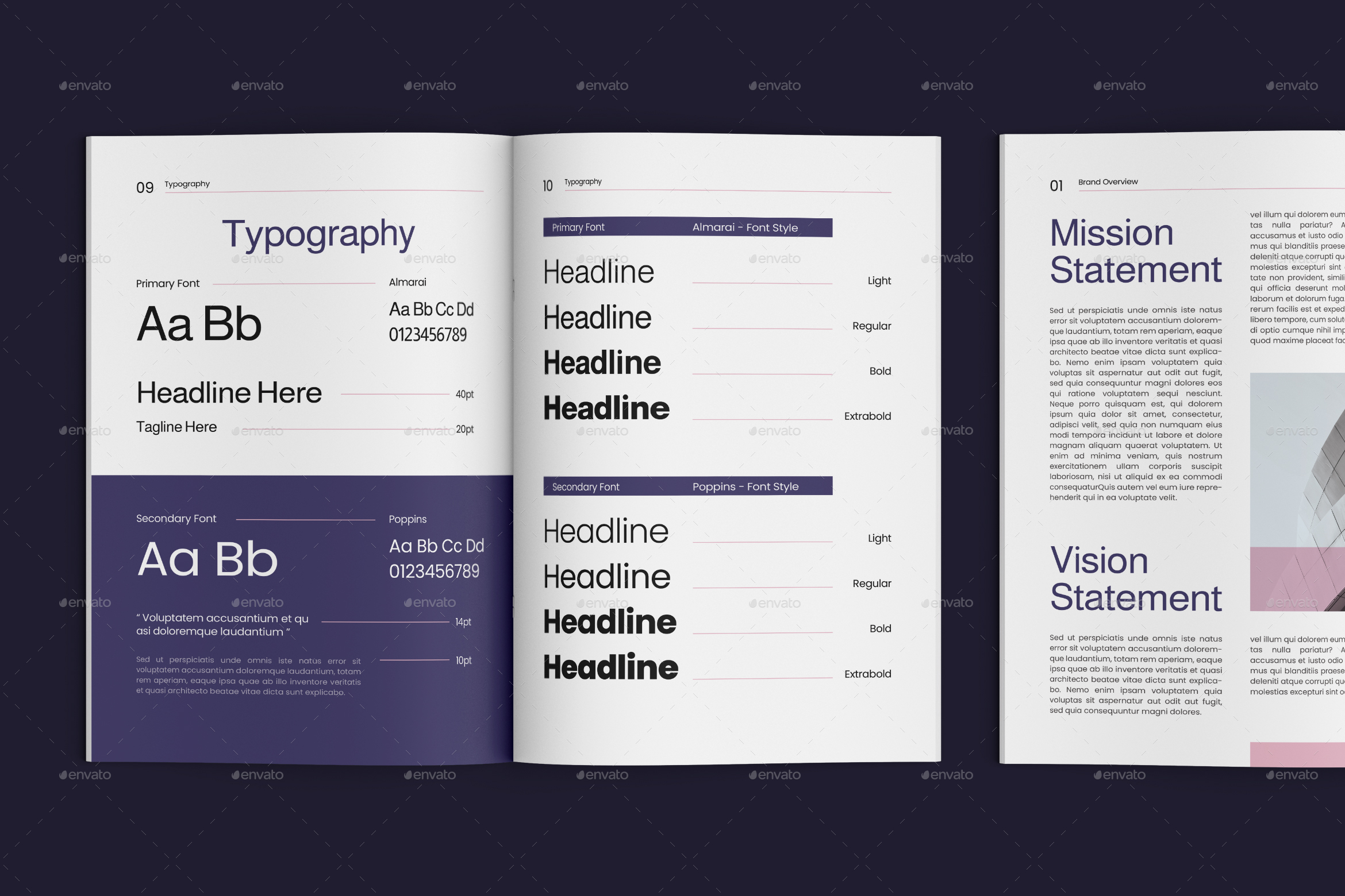Brand Guideline Template, Print Templates | GraphicRiver