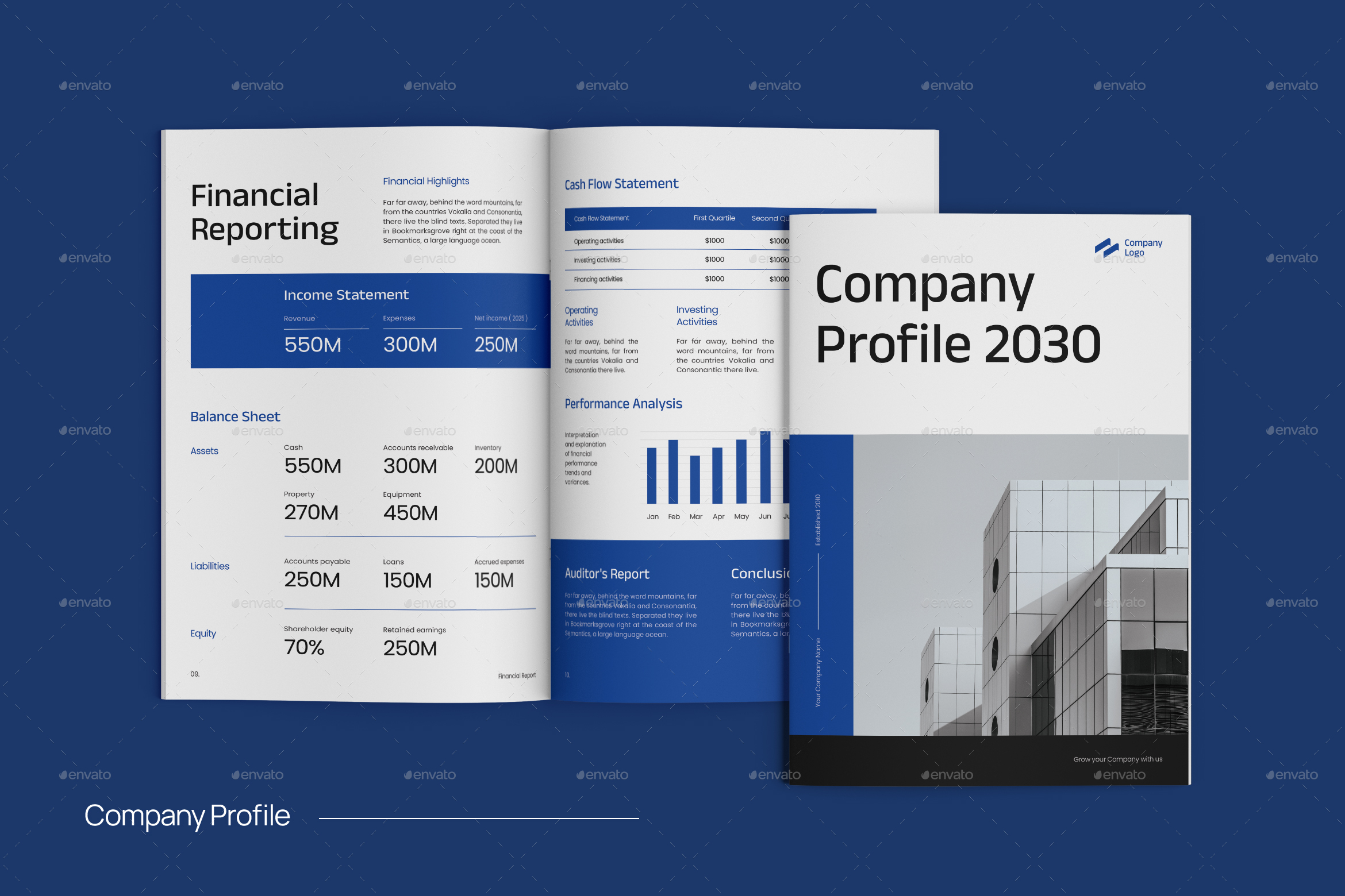 Company Profile Template, Print Templates | GraphicRiver