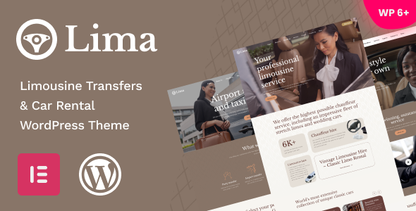 Lima - Limousine Transfers & Car Rental WordPress Theme by Duck-Themes
