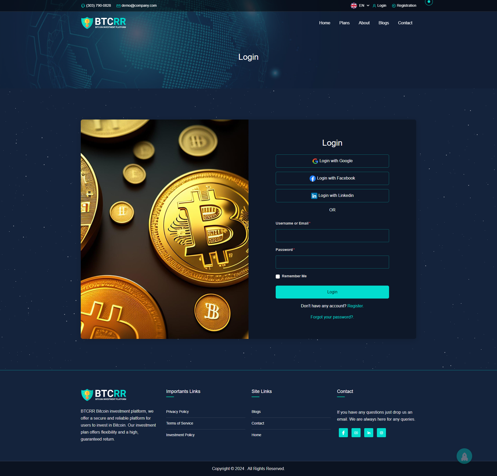 btcRR - Bitcoin Investment Platform by ViserLab | CodeCanyon