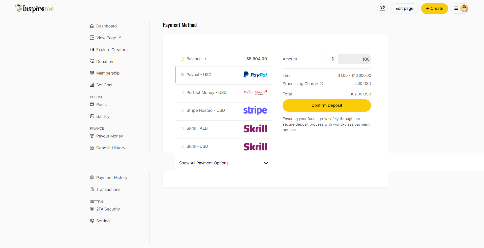 InspireMe - Inspiring Creative Work as SaaS by ViserLab | CodeCanyon