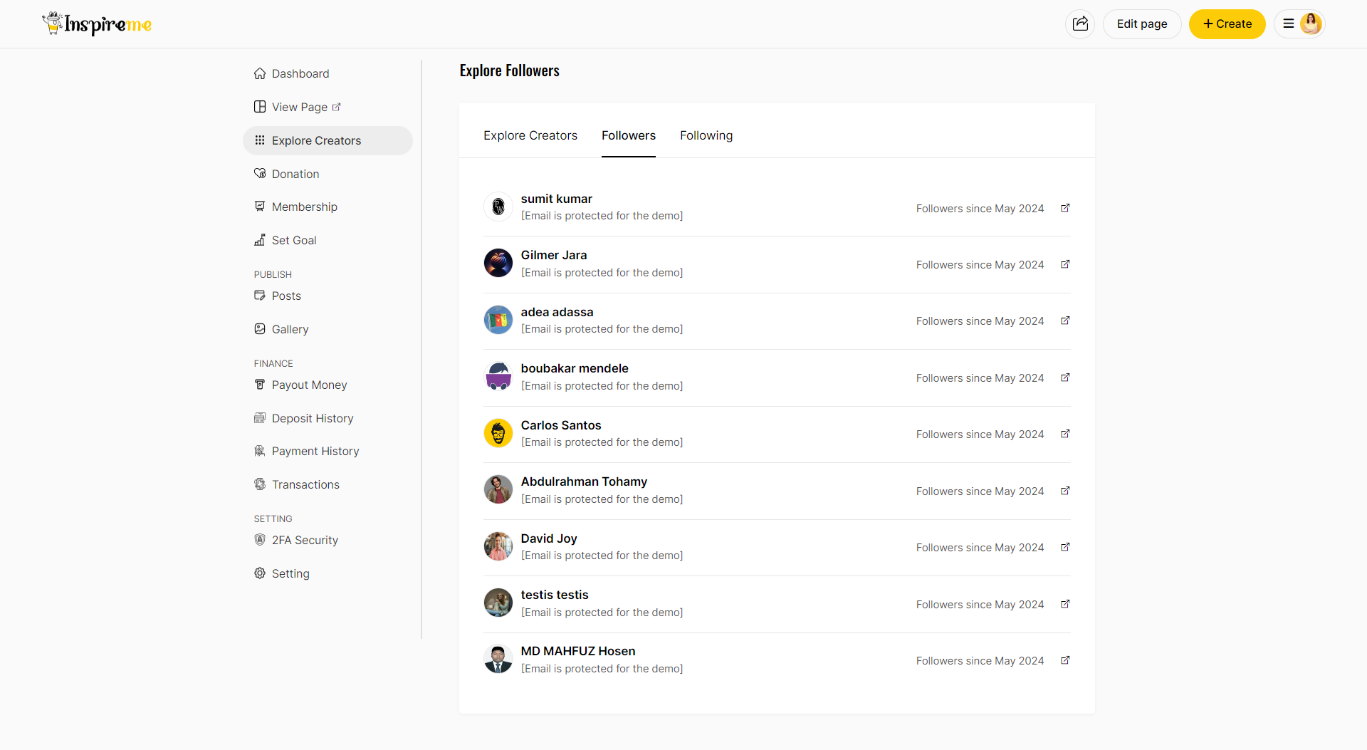 InspireMe - Inspiring Creative Work as SaaS by ViserLab | CodeCanyon