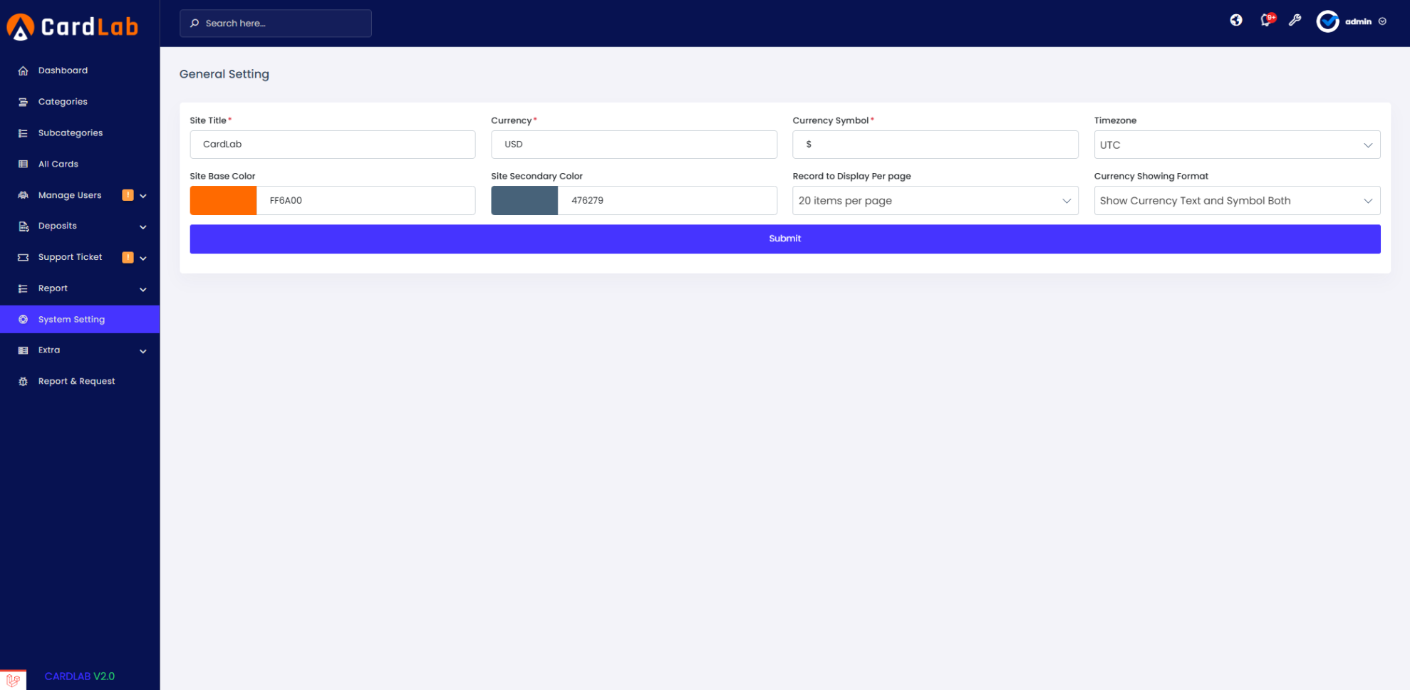 CardLab - Prepaid Card Selling Platform by ViserLab | CodeCanyon