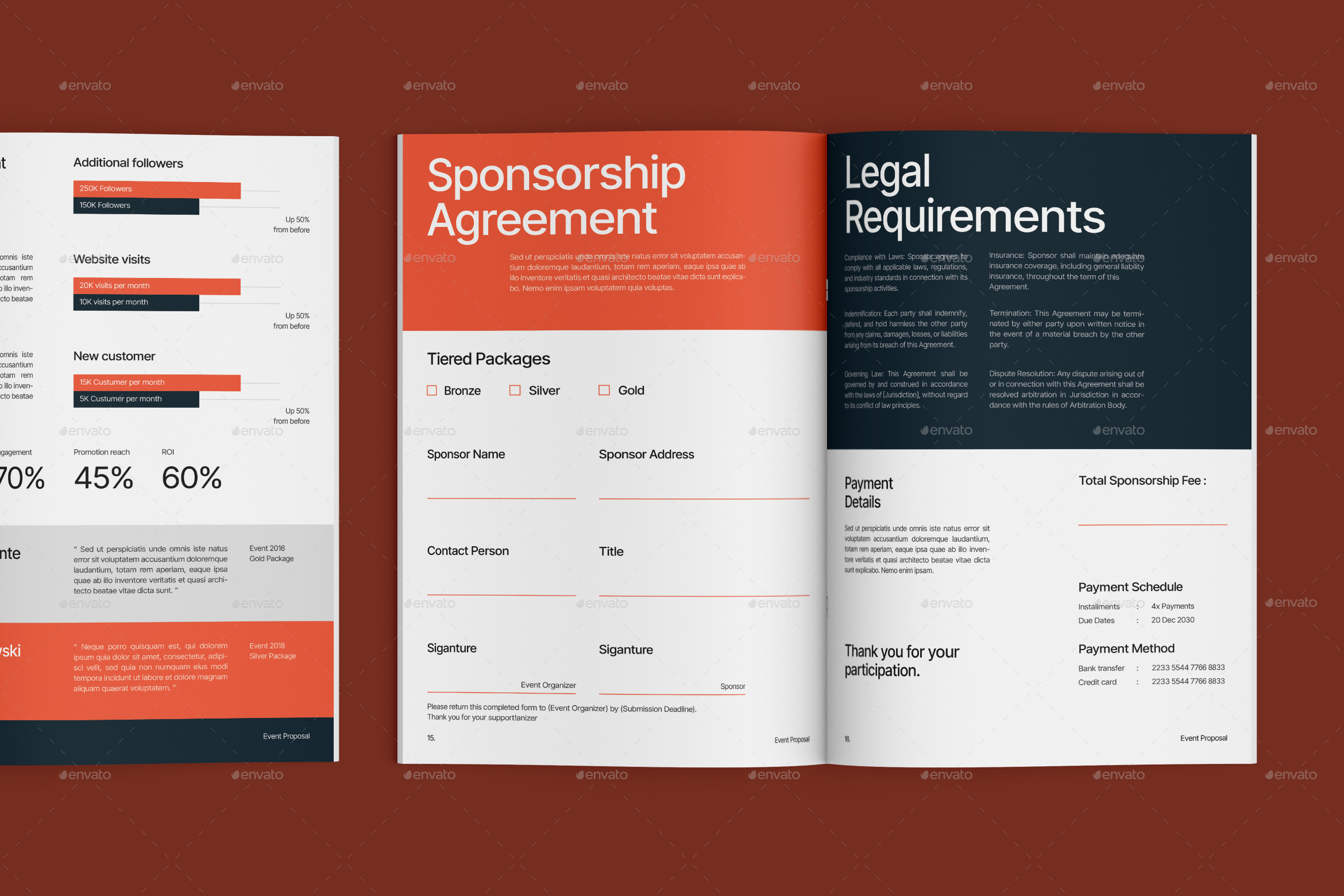 Event Proposal Template, Print Templates | GraphicRiver