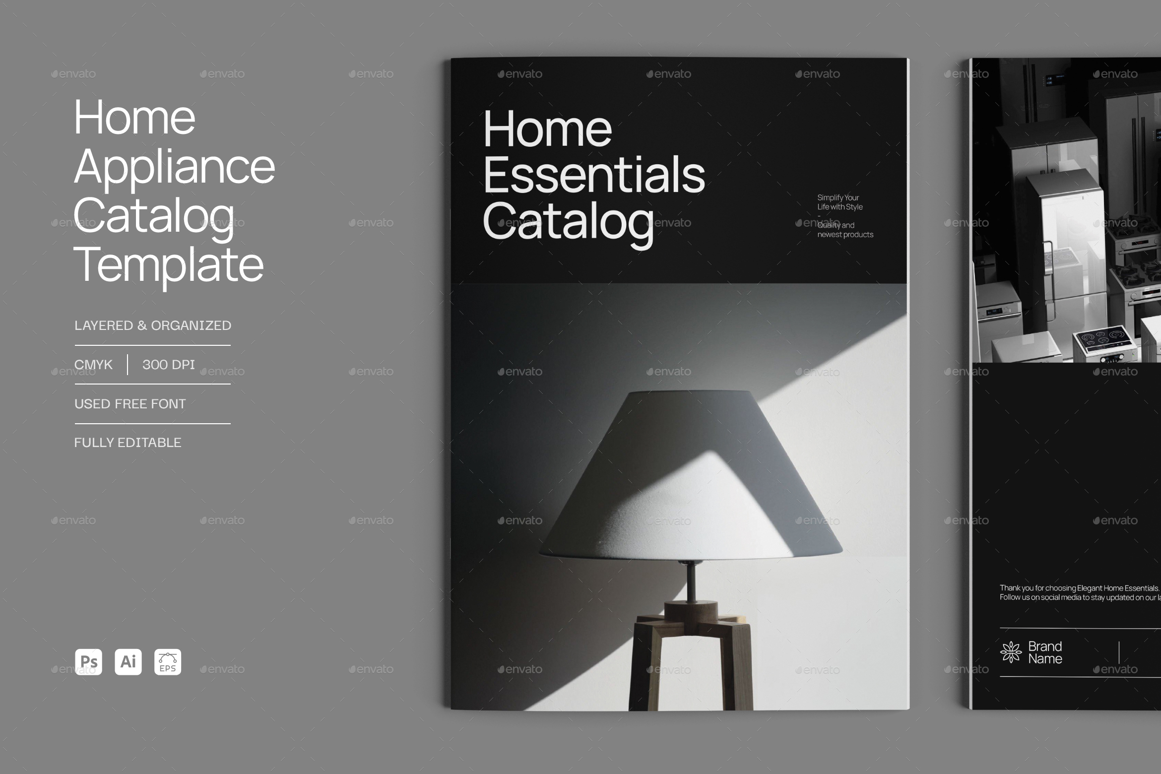 Modern Home Appliance Catalog Template, Print Templates | GraphicRiver