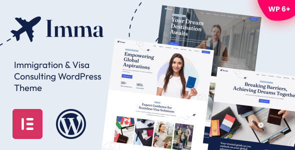 Imma - Immigration & Visa Consulting WordPress Theme by Duck-Themes