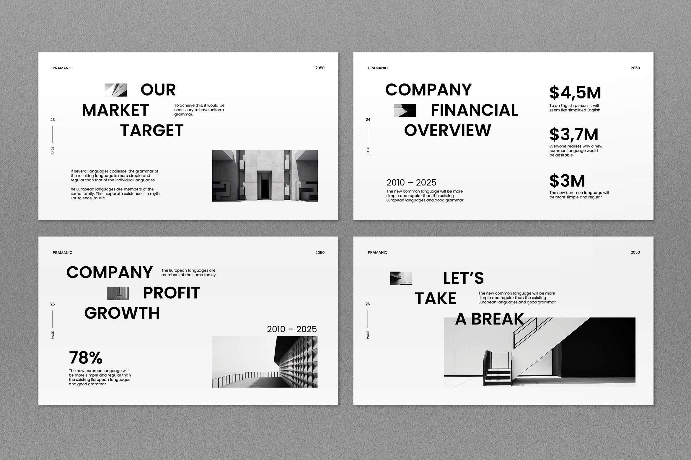 Gray Modern Minimalist Architecture Presentation Keynote, Presentation ...