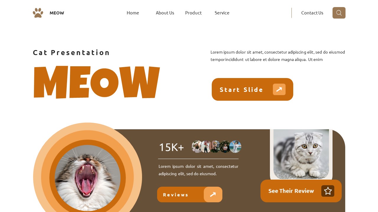 Meow - Cat Powerpoint Templates, Presentation Templates | GraphicRiver