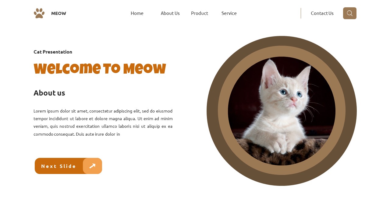 Meow - Cat Google Slide Templates, Presentation Templates | GraphicRiver