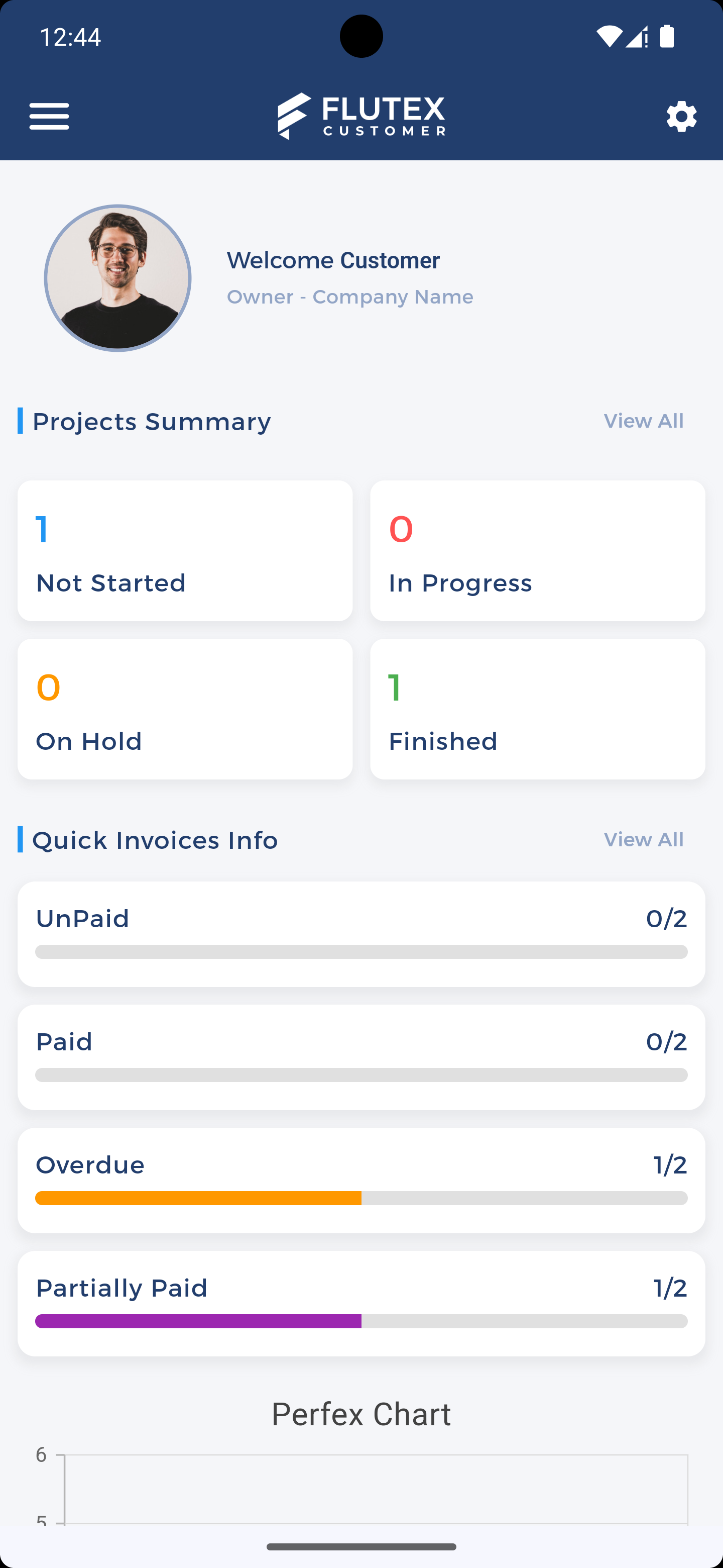 Flutex - Perfex CRM Customer Mobile App by Branditta | CodeCanyon